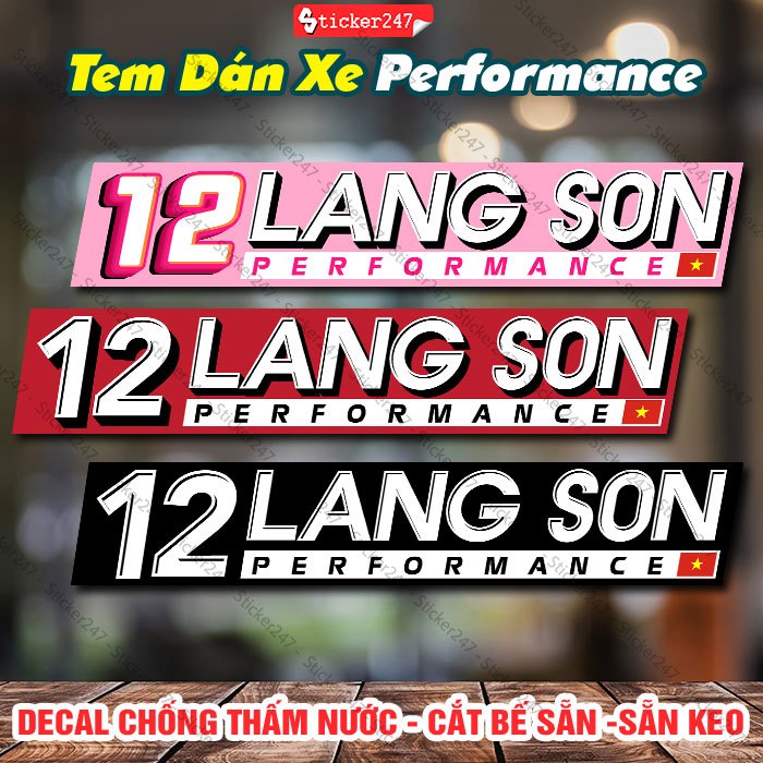 Tem Performance Dán Xe Các Tỉnh Miền Núi Phía Bắc, Bắc Trung Bộ - Chất ...