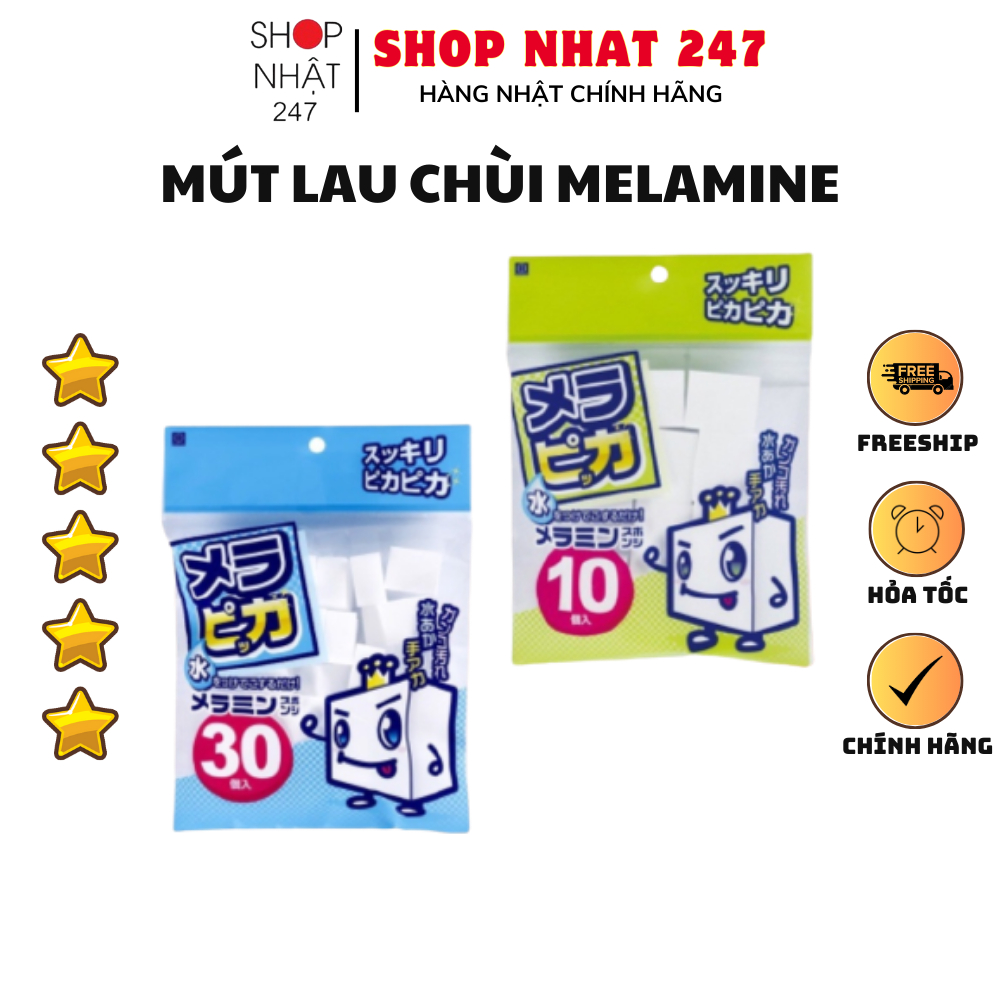 [Hỏa Tốc HN] Set 30 Mút lau chùi Melamine Kokubo nội địa Nhật Bản | Shopee Việt Nam