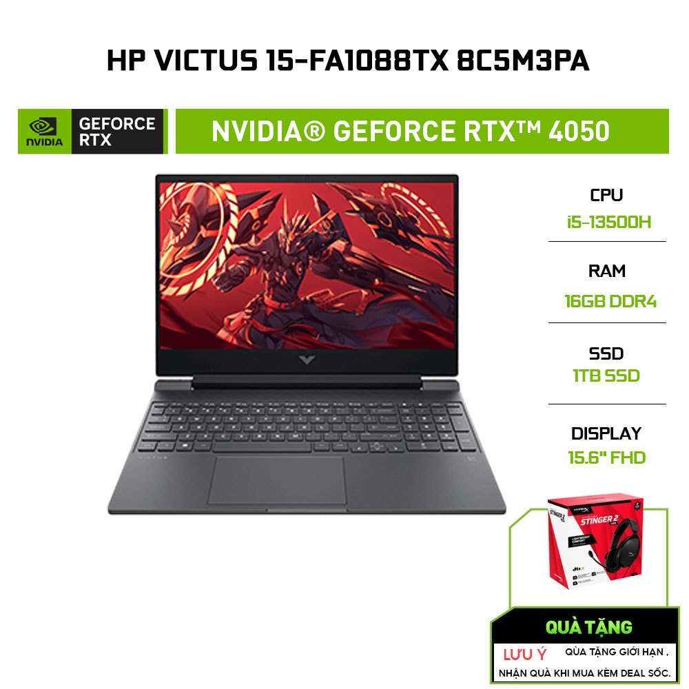 Laptop Gaming HP Victus 15-fa1086TX 8C5M3PA i5-13500H | 16GB | 1TB ...