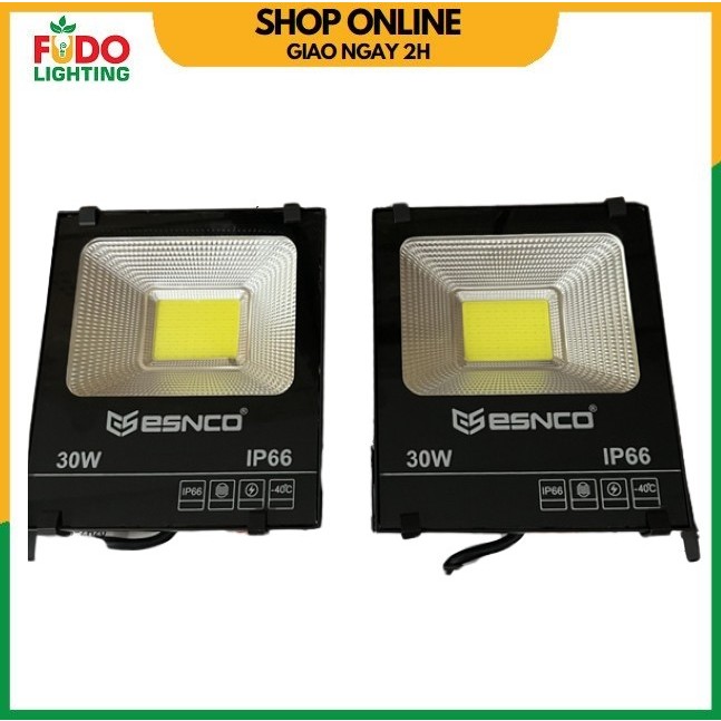 Đèn pha LED 5054 ESNCO 30W, 50W, 100W, 200W sáng trắng, vàng chống nước ...