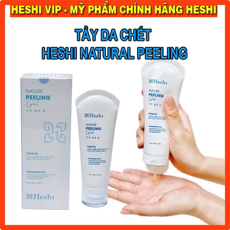 Tẩy da chết Heshi Natural Peeling chính hãng của Heshi | Shopee Việt Nam