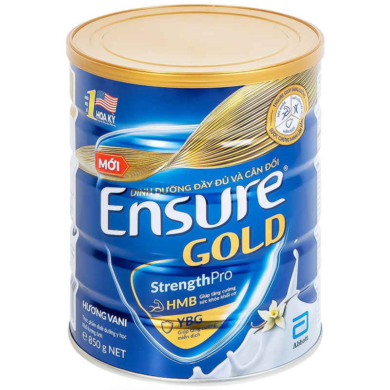 Sữa bột Ensure Gold Vani 850g | Shopee Việt Nam