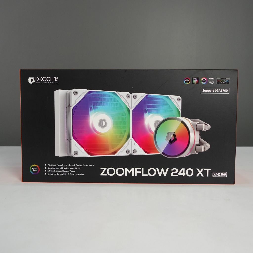BỘ TẢN NHIỆT NƯỚC ID-COOLING ZOOMFLOW 240=XT SNOW | Shopee Việt Nam