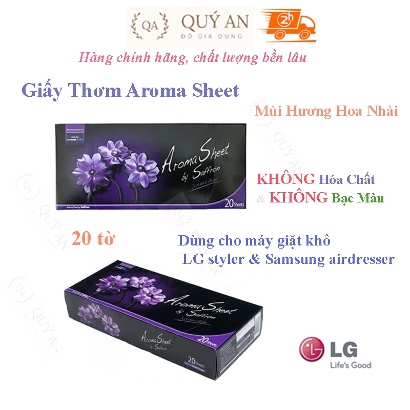 Giấy thơm dùng cho tủ chăm sóc quần áo LG Styler S3RF/Samsung ...