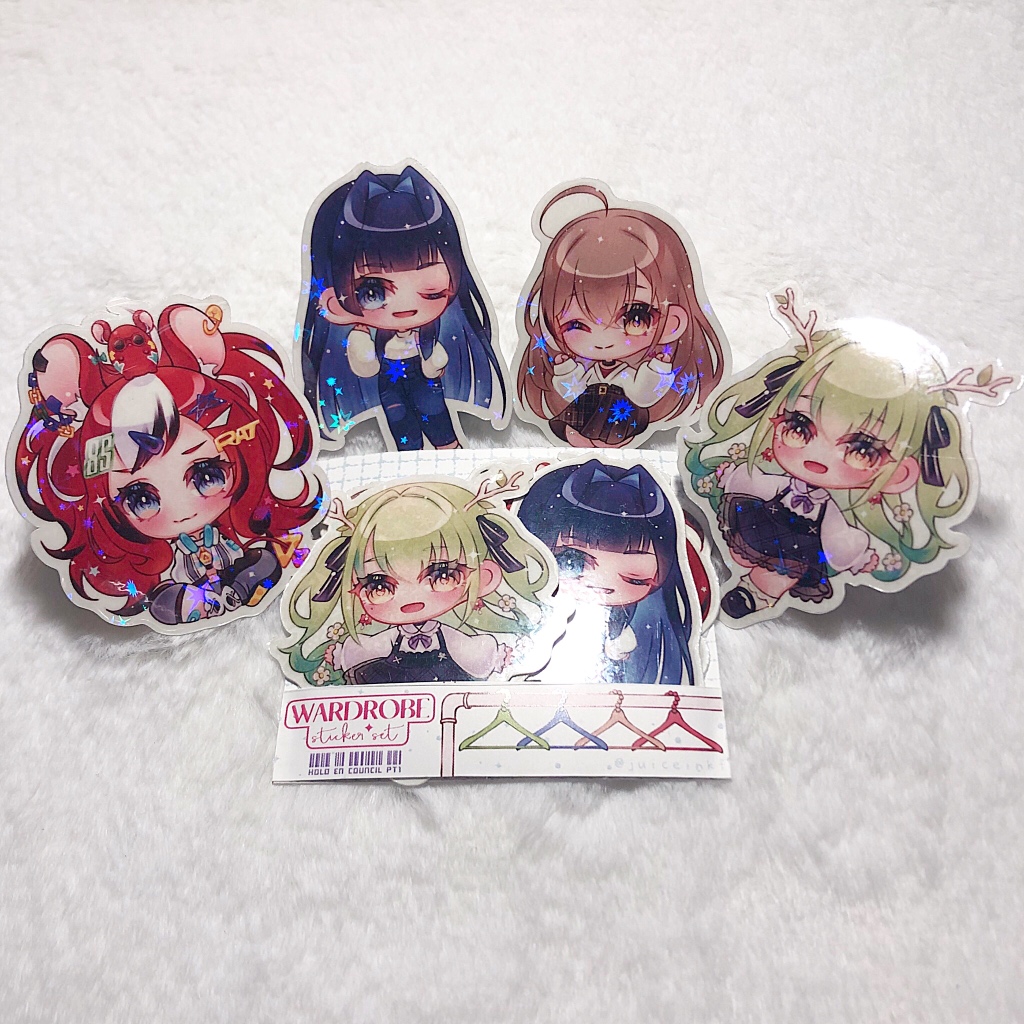 Set Sticker - Hololive English Council Vtuber | Shopee Việt Nam