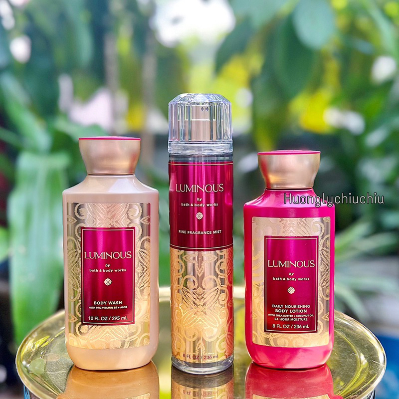 Luminous Body mist Bath and Body Works (xịt thơm toàn thân) | Shopee ...