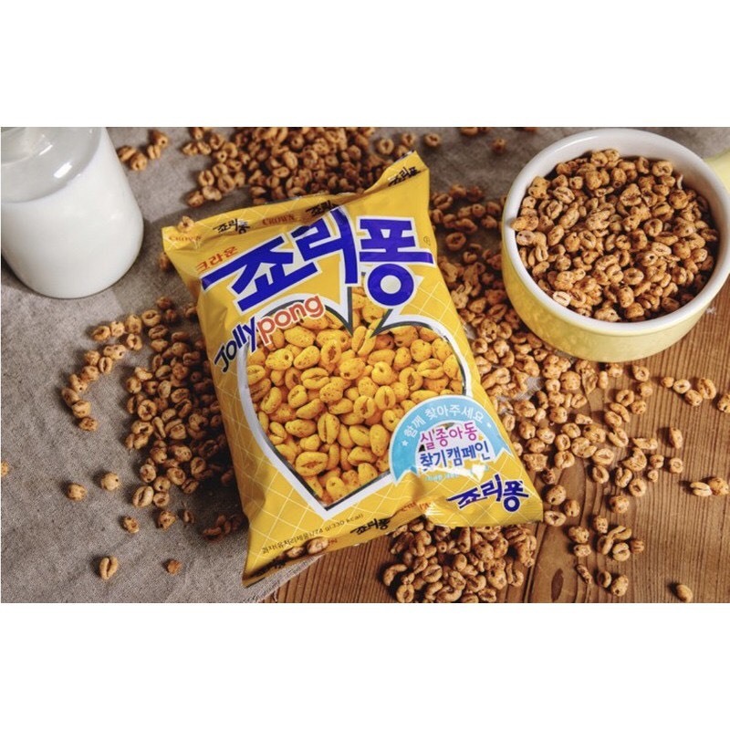 Snack Bỏng Lúa Mạch Jolly Pong Hàn Quốc 74g | Shopee Việt Nam