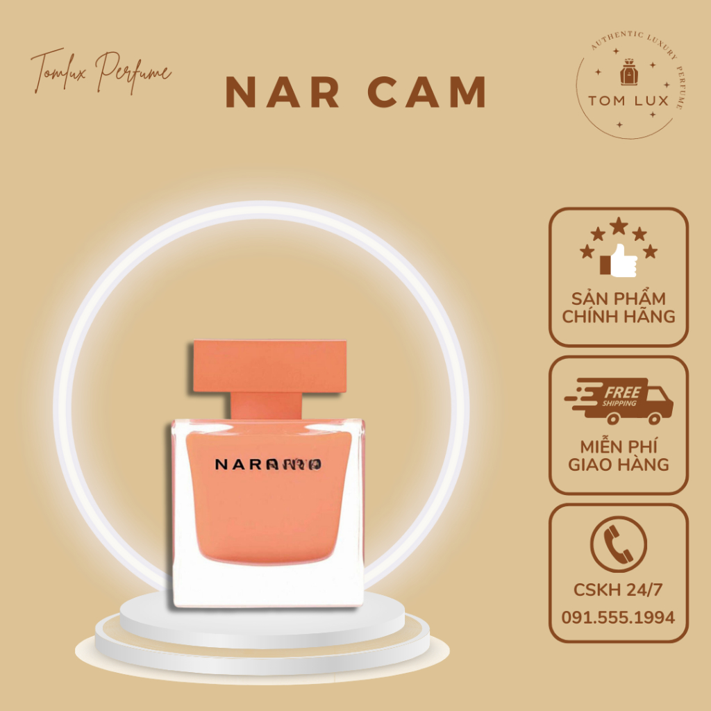 (FULL) Nước Hoa Nữ Nar Ambrée EDP TomLux 90ml (Nar Cam) | Shopee Việt Nam