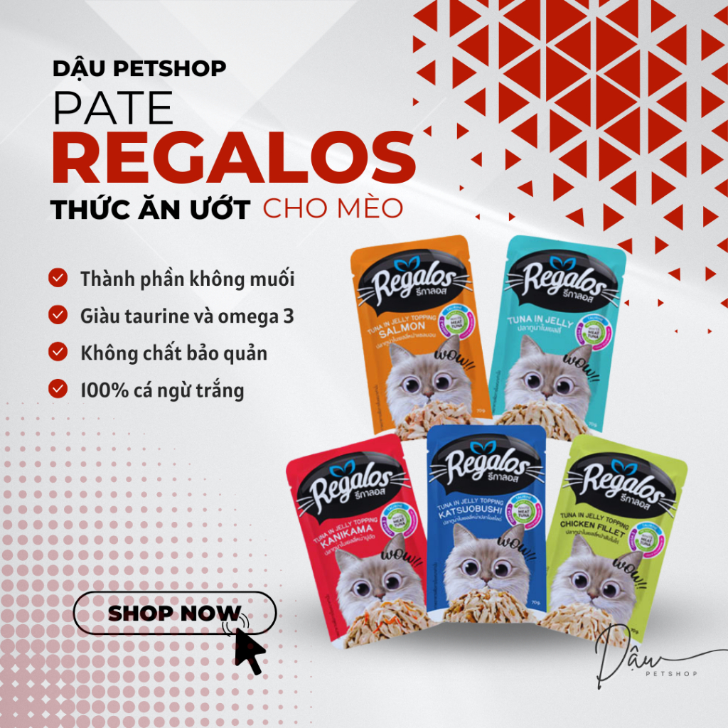 Pate Regalos 70g Thức ăn ướt dành cho mèo- Hàng chính hãng | Shopee ...