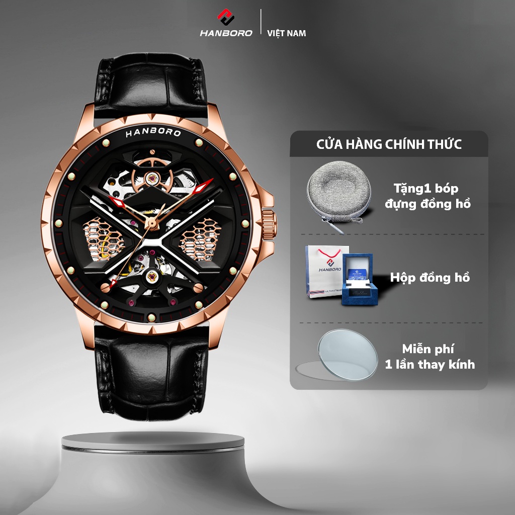 Đồng Hồ HANBORO 909X Chính Hãng | Nhà phân phối chính thức Vũ Watch ...