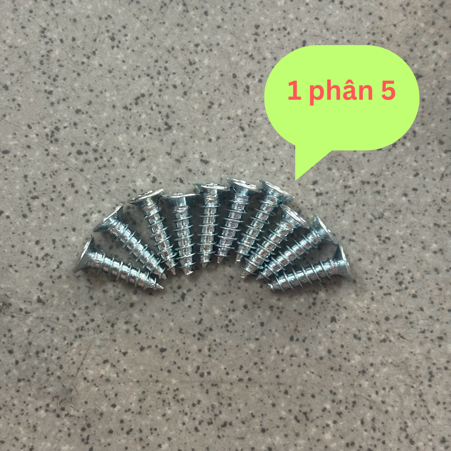 [Bịch nhỏ 10 con] Vít bắt tắc kê nhựa 1F5 2F 2F5 3F 4F 5F 6F 5li 6li | Shopee Việt Nam