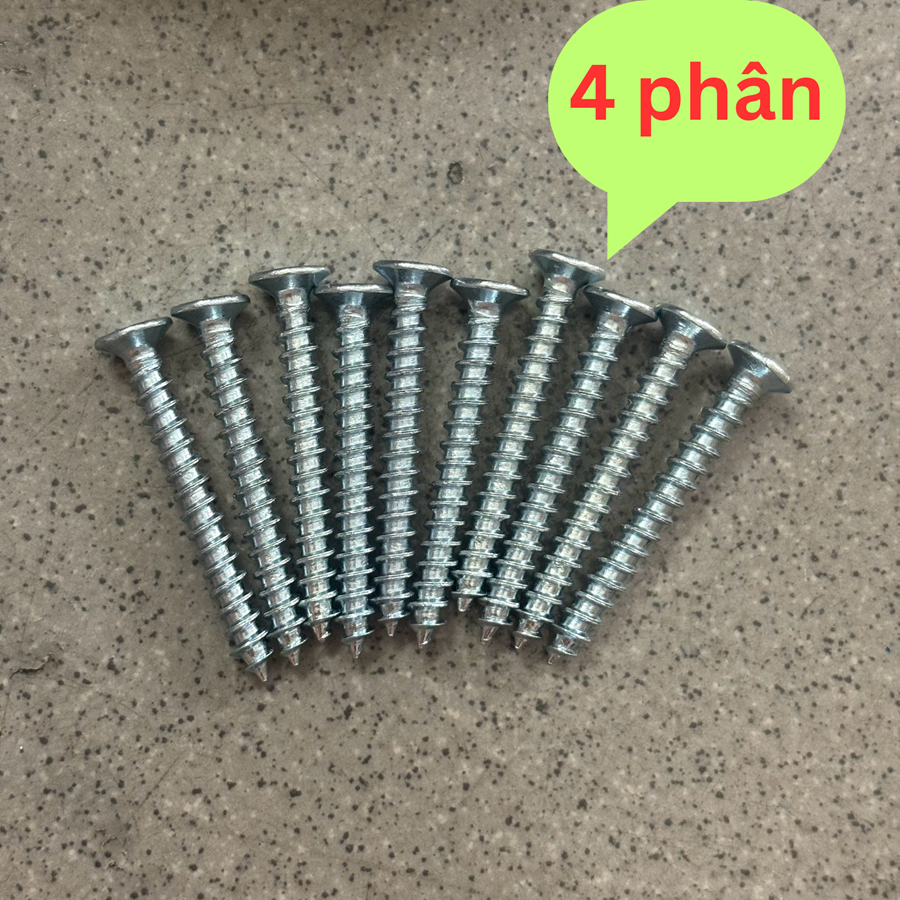 [Bịch nhỏ 10 con] Vít bắt tắc kê nhựa 1F5 2F 2F5 3F 4F 5F 6F 5li 6li | Shopee Việt Nam