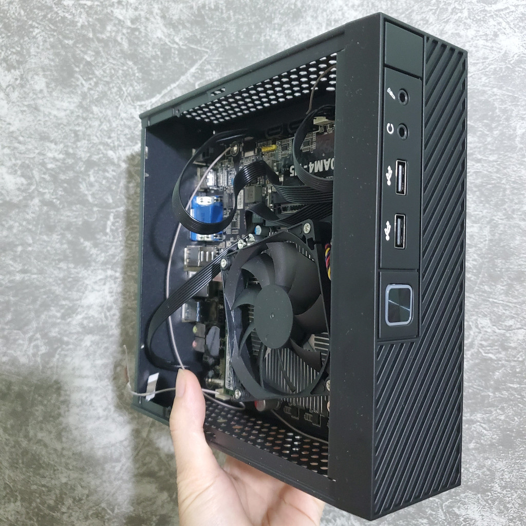 Bộ Mini PC ITX AMD Ryzen 5600g 5300g 4650g 3400g... rẻ mạnh dùng văn phòng, chơi game online ...