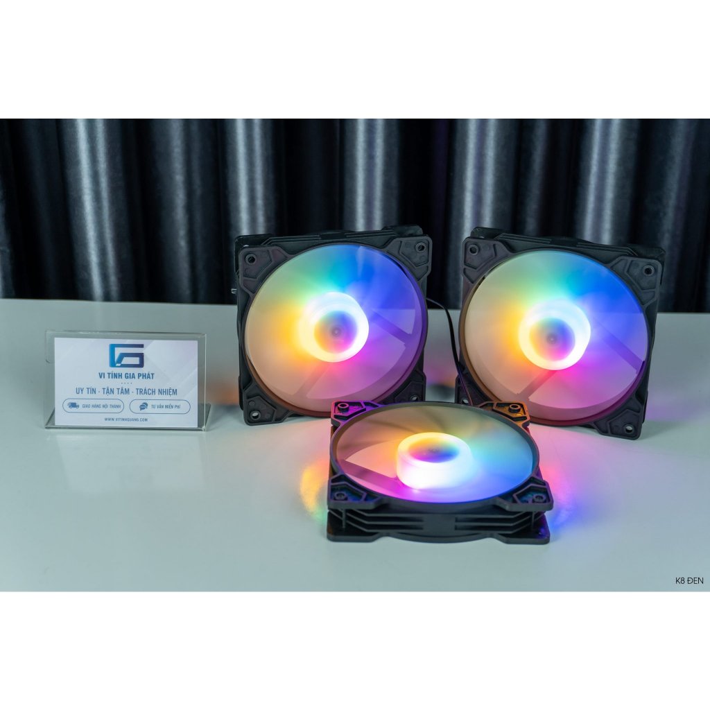 Quạt tản nhiệt, Fan Case Led RED MOON / COOLMOON K8 RGB LED bền bỉ và ...