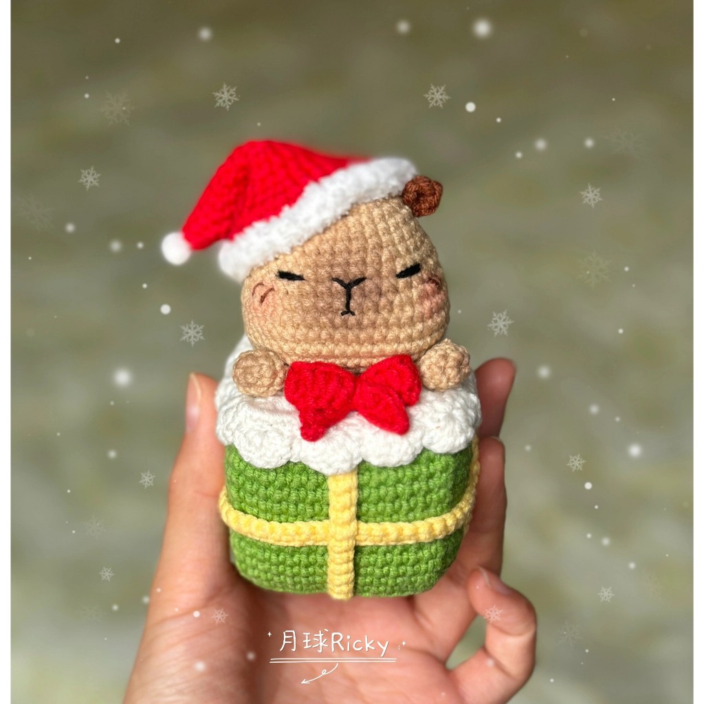 Móc khóa Capybara bằng len, capybara đi tắm, carpybara đi học, capybara ...