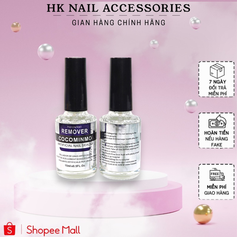 Chai ủ phá móng gel coco HK NAIL ACCESSORIES | Shopee Việt Nam