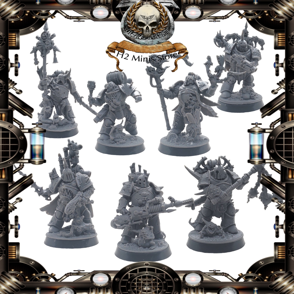 [Mô hình in 3D] Mô hình Warhammer 40000 Chaos Space Marine - Kill Team ...
