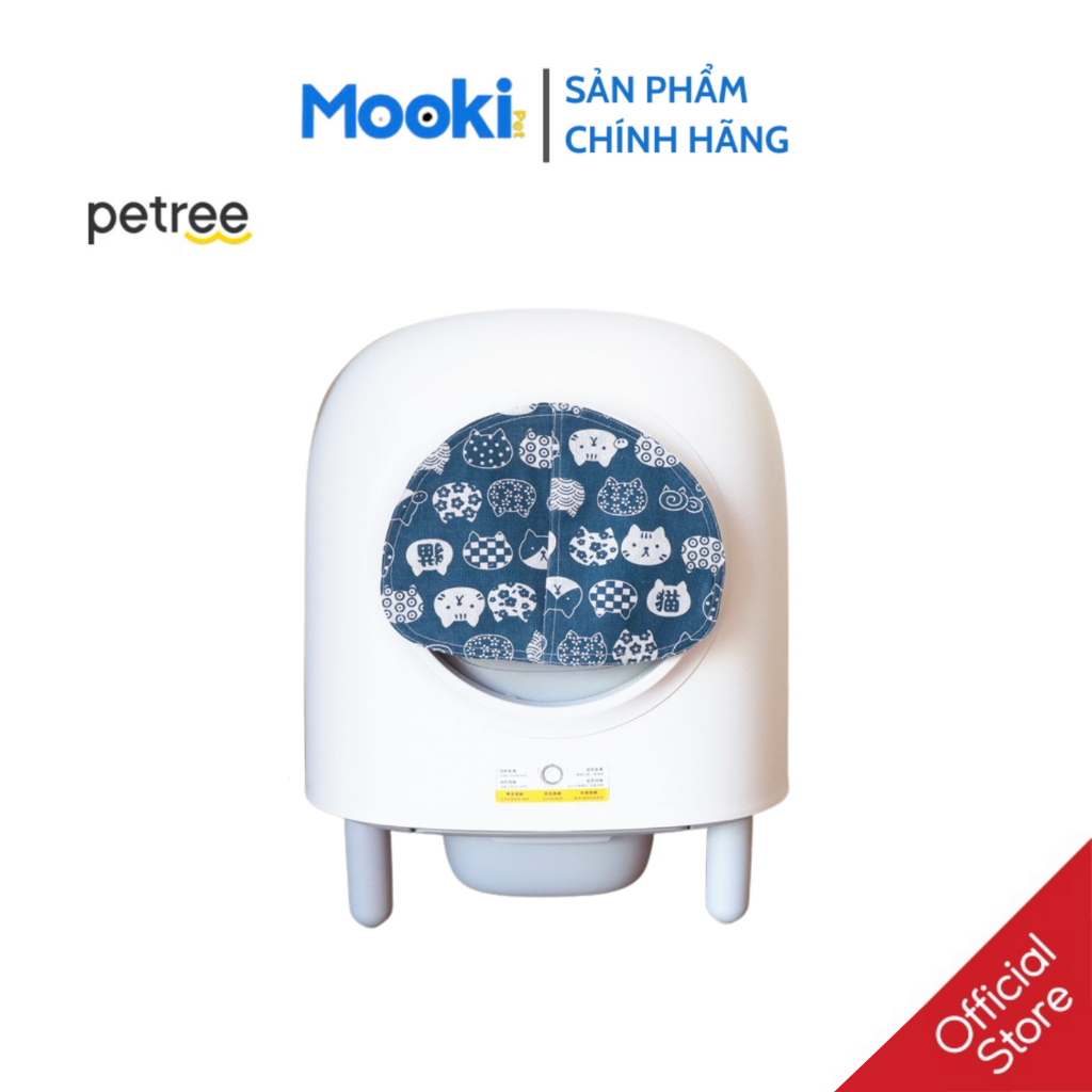 Rèm cửa máy vệ sinh tự động Petree vải dày cao cấp Mooki Pet | Shopee ...
