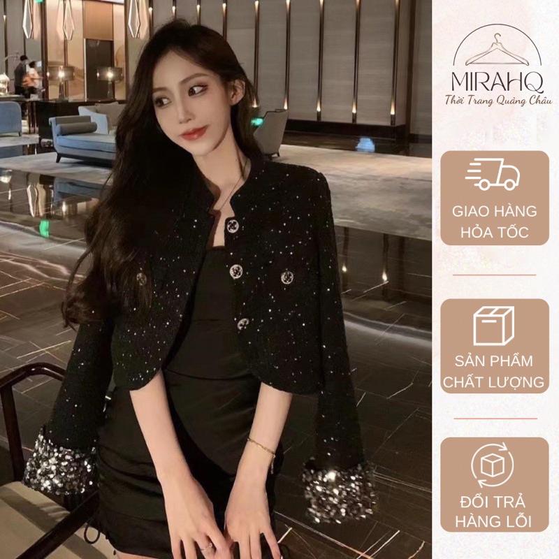 Áo Khoác Dạ Tweet Kim Sa Phối Tay Bling - Phong Cách Nữ Sang Trọng ... Áo Khoác Dạ Tweet Kim Sa Phối Tay Bling - Phong Cách Nữ Sang Trọng ...