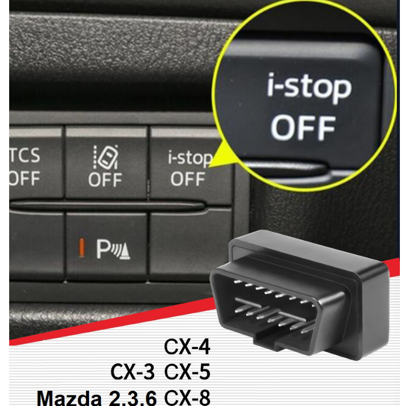 Kit Mazda istop Off ( Tự động tắt i-stop) cho xe Mazda, Cx3, Cx5 (2016 ...