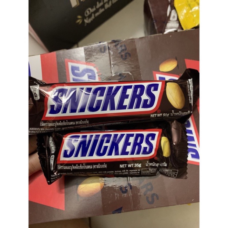 Socola snickers 51g hộp 24 thanh (mẫu mới,date mới nhất 2024) | Shopee ...