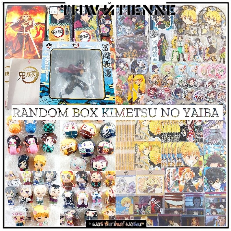 (SẴN) Box random goods/bo góc KIMETSU NO YAIBA KNY chính hãng | Shopee ...