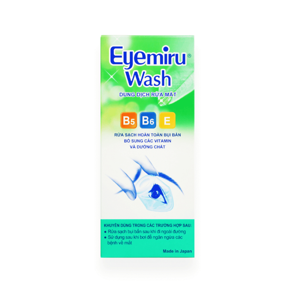 Dung dịch rửa mắt Eyemiru Wash 500ml giúp rủa bụi bẩn, cung cấp vitamin ...