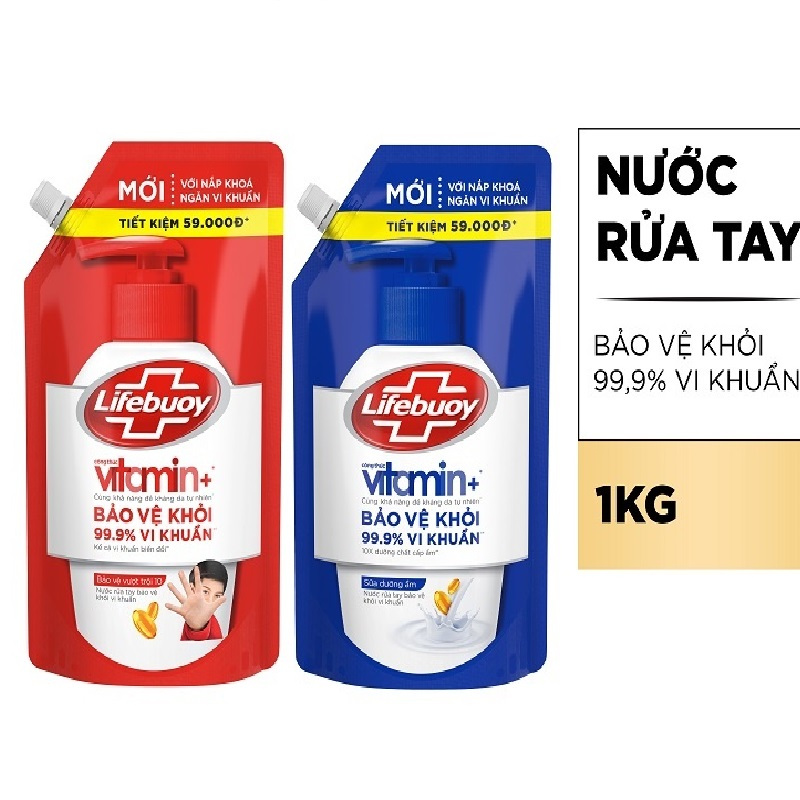 Nước rửa tay Lifebuoy túi 1kg | Shopee Việt Nam