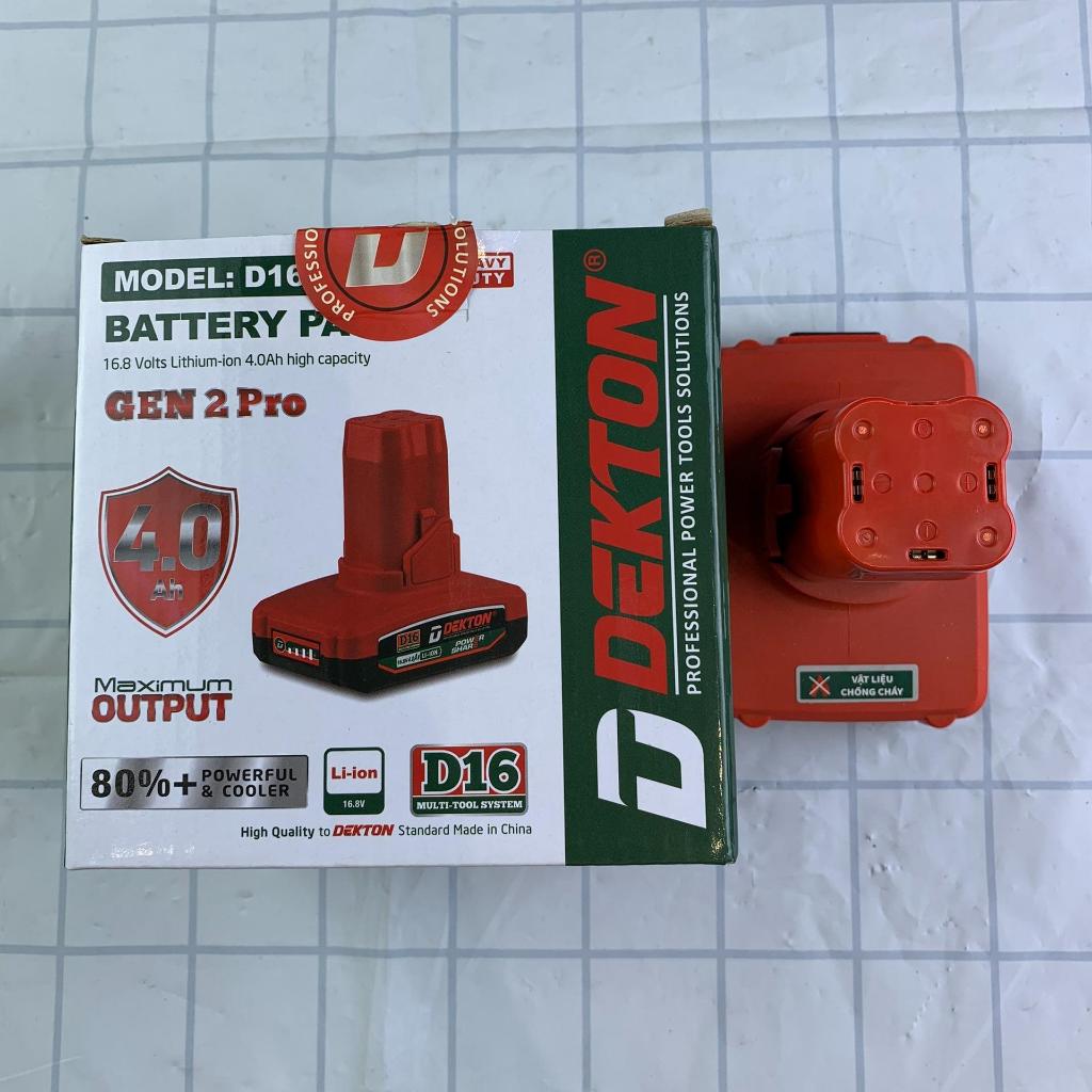 Pin Dekton 14V (16.8V-4AH) D16-B4000 (Cái) | Shopee Việt Nam