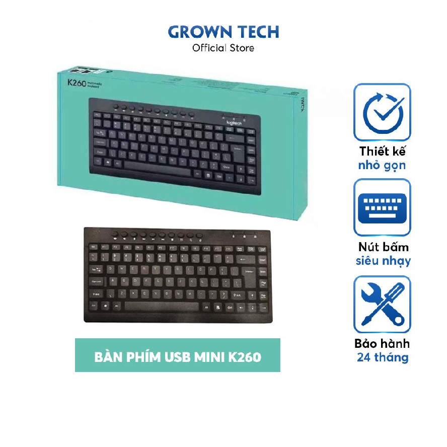 Bàn phím mini Lo-gi-tech K260, Bàn Phím Mini LO-GI-TECH K260 nhỏ gọn ...