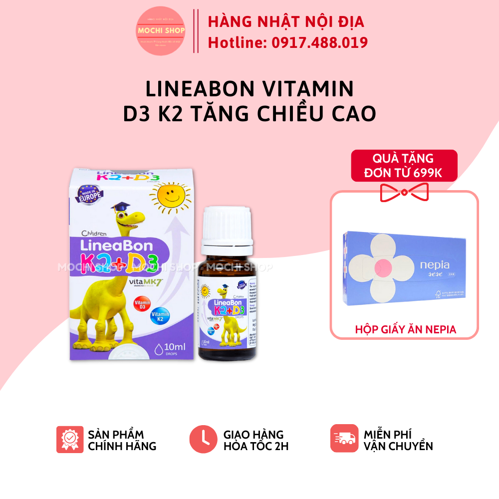 LineaBon vitamin D3 K2 10ml - Vitamin tăng chiều cao cho bé chính hãng | Shopee Việt Nam