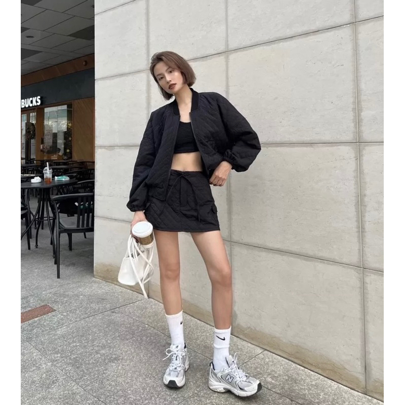 Chân váy + Áo tube Kido size S - Hình thật | Shopee Việt Nam