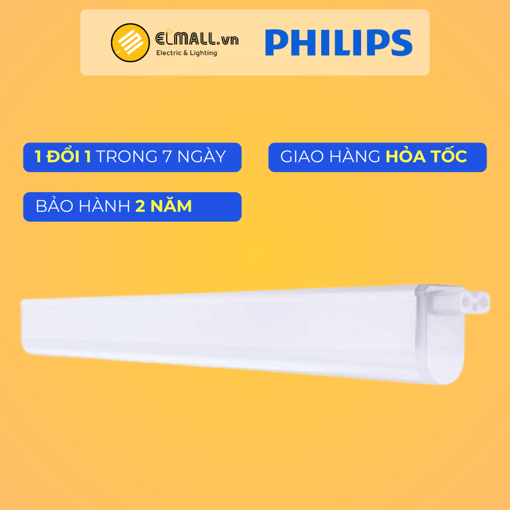 Bộ máng đèn LED T5 BN068C 0,3M - 0,6M - 0,9M - 1,2M Philips T5 (kèm dây nguồn) - ELMALL | Shopee ...