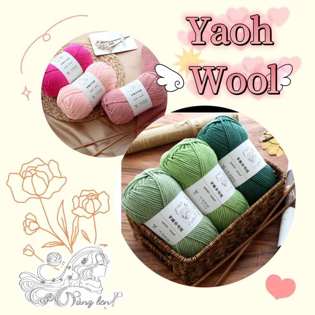 Yaoh Wool - Bảng Màu Trơn - Hàng Chính Hãng | Shopee Việt Nam