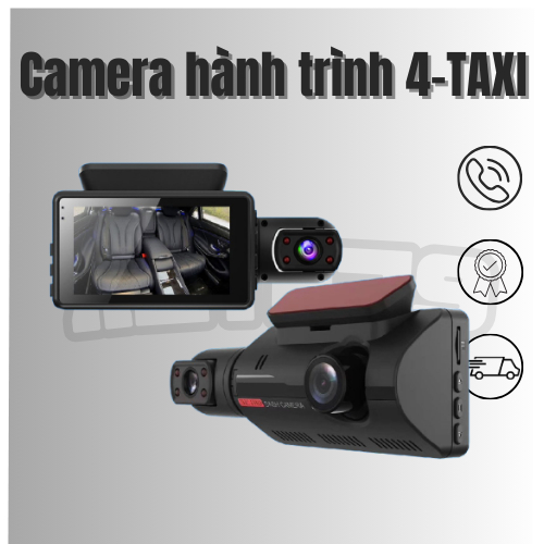 Camera hành trình oto [4-TAXI] kết nối WIFI ghi hình DVR 1080P hồng ...