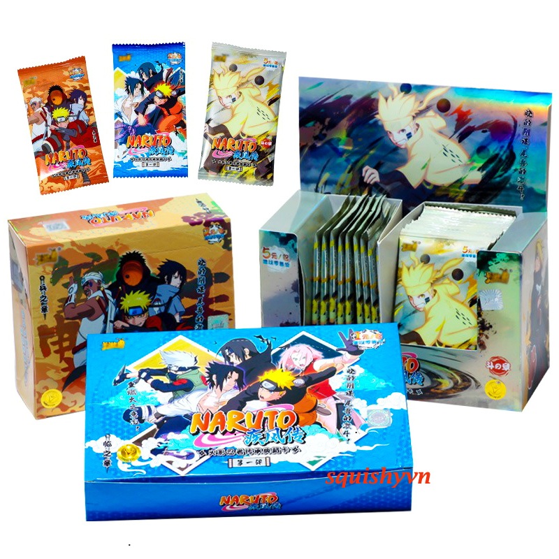 (400, 900 Thẻ)Thẻ Bài nhân phẩm NARUTO da sưu tập thẻ bài anime Pokemon ...