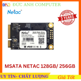 Ổ cứng SSD mSATA Netac N5M 128GB 256GB - bảo hành 3 năm | Shopee Việt Nam