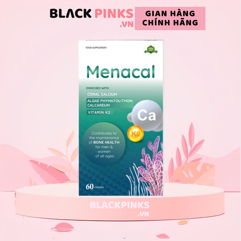 Viên uống bổ sung Canxi, vitamin K2+D3 Aplicaps Menacal (60 viên ...