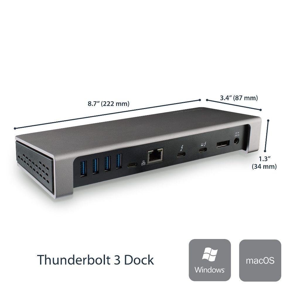 [Original] StarTech.com Thunderbolt 3 Docking Dual 4K 60Hz 6 USB 3.1 PD 85W xem mô tả | Shopee ...