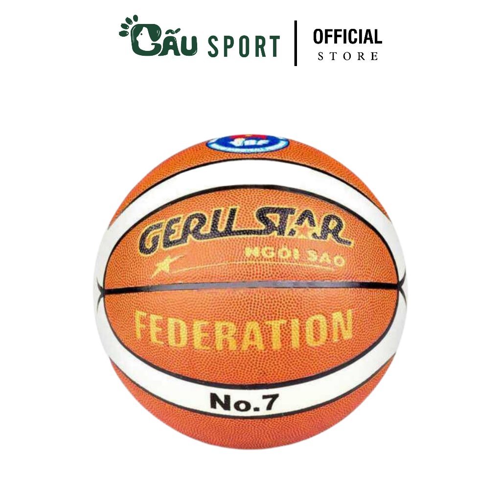 Quả bóng rổ Gấu Sport chính hãng tặng kèm kim bơm - GERU FEDERATION ...