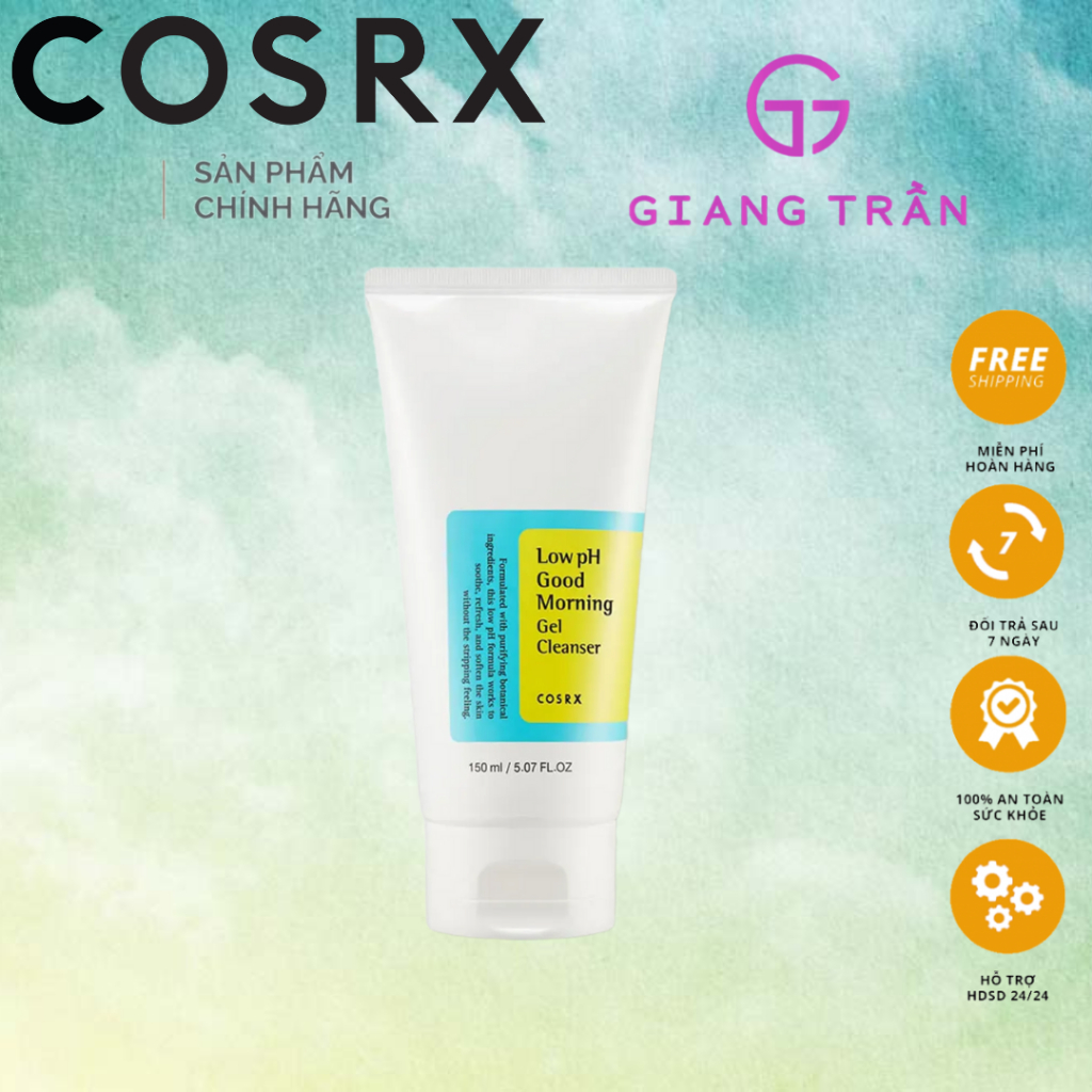 Sữa Rửa Mặt Corsx 150ml low pH good morning gel cleanser 5.5 chiết suất ...