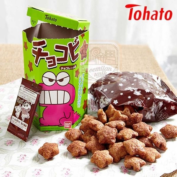 Bánh snack vị sô cô la Tohato Chocobi Shin Cậu Bé Bút Chì 25gr (Kèm thẻ ...