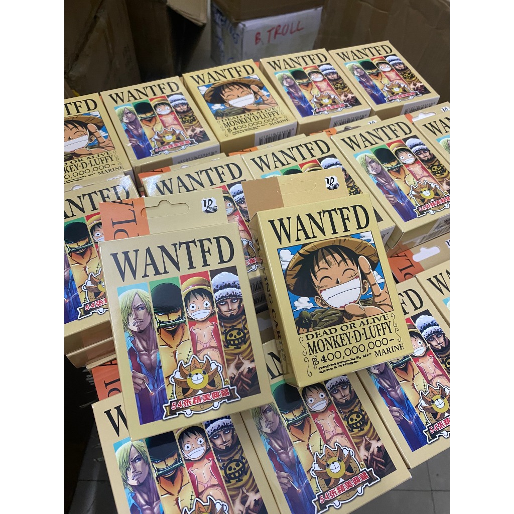 Bộ 52 lá Thẻ Bài poker Gói thẻ bài One Piece 05 Awakening Of The New ...