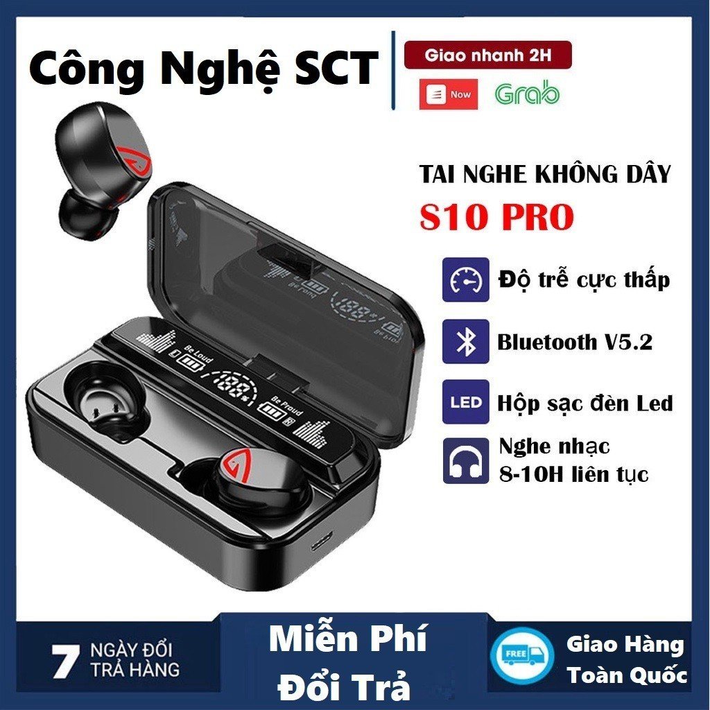Tai Nghe Bluetooth Không Dây M19 S10 Pro S20 Buds 2 Pro Chống Ồn Tự ...