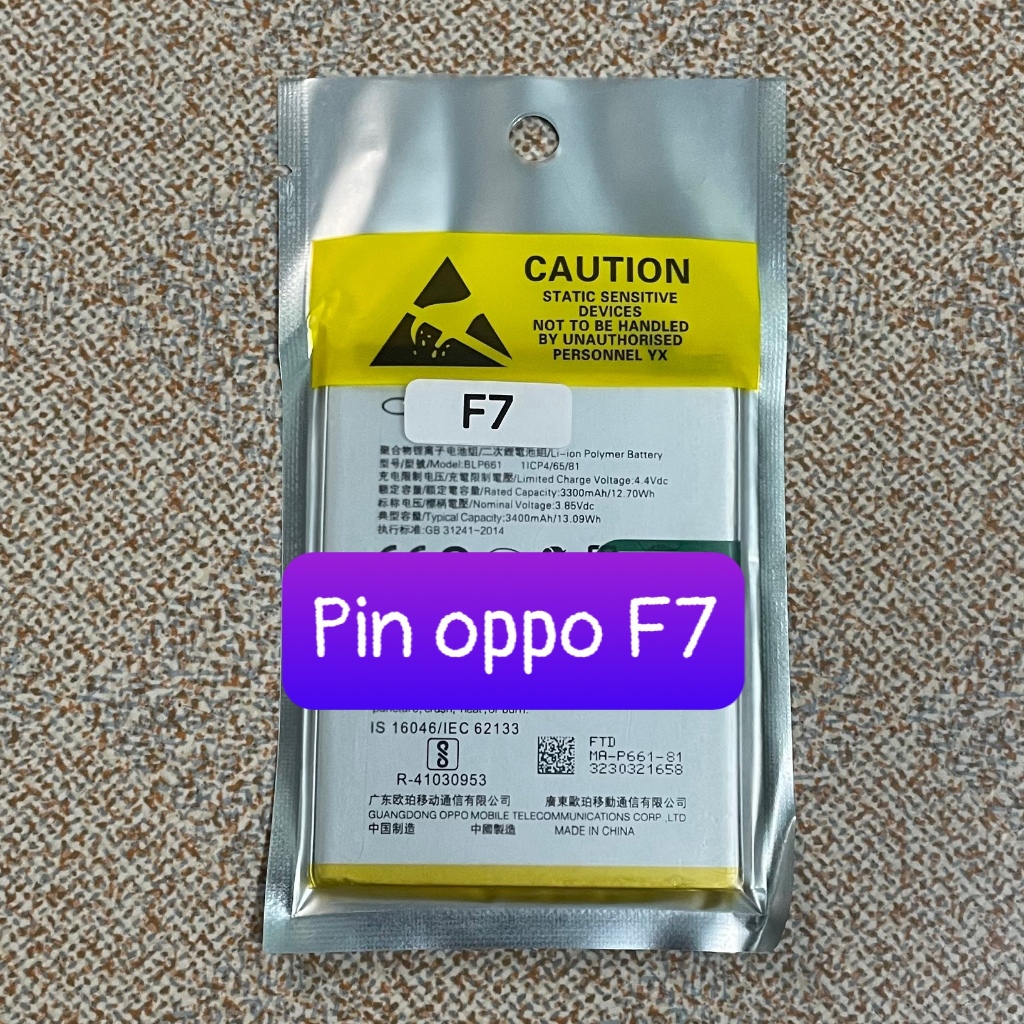 Pin oppo F7 model BLP661 (zin) | Shopee Việt Nam