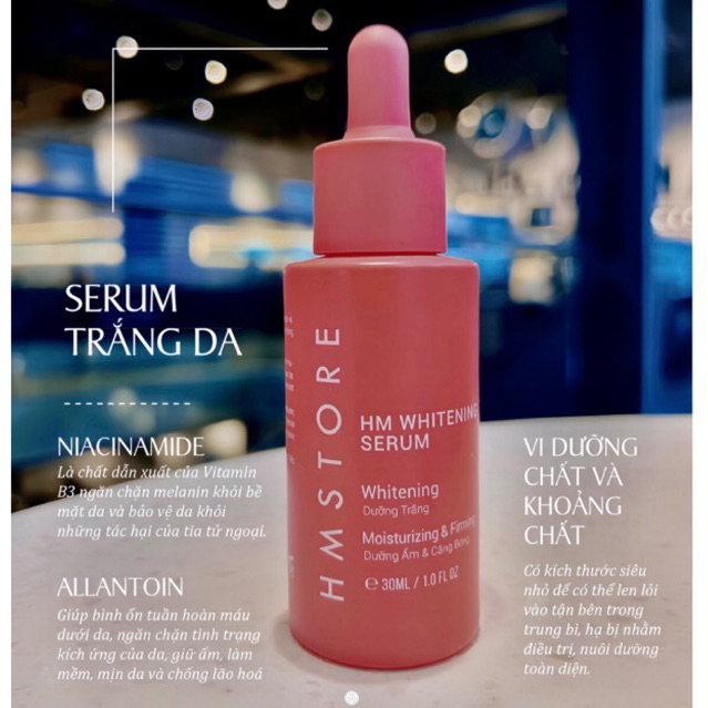 SERUM DƯỠNG TRẮNG PHỤC HỒI HM STORE | Shopee Việt Nam
