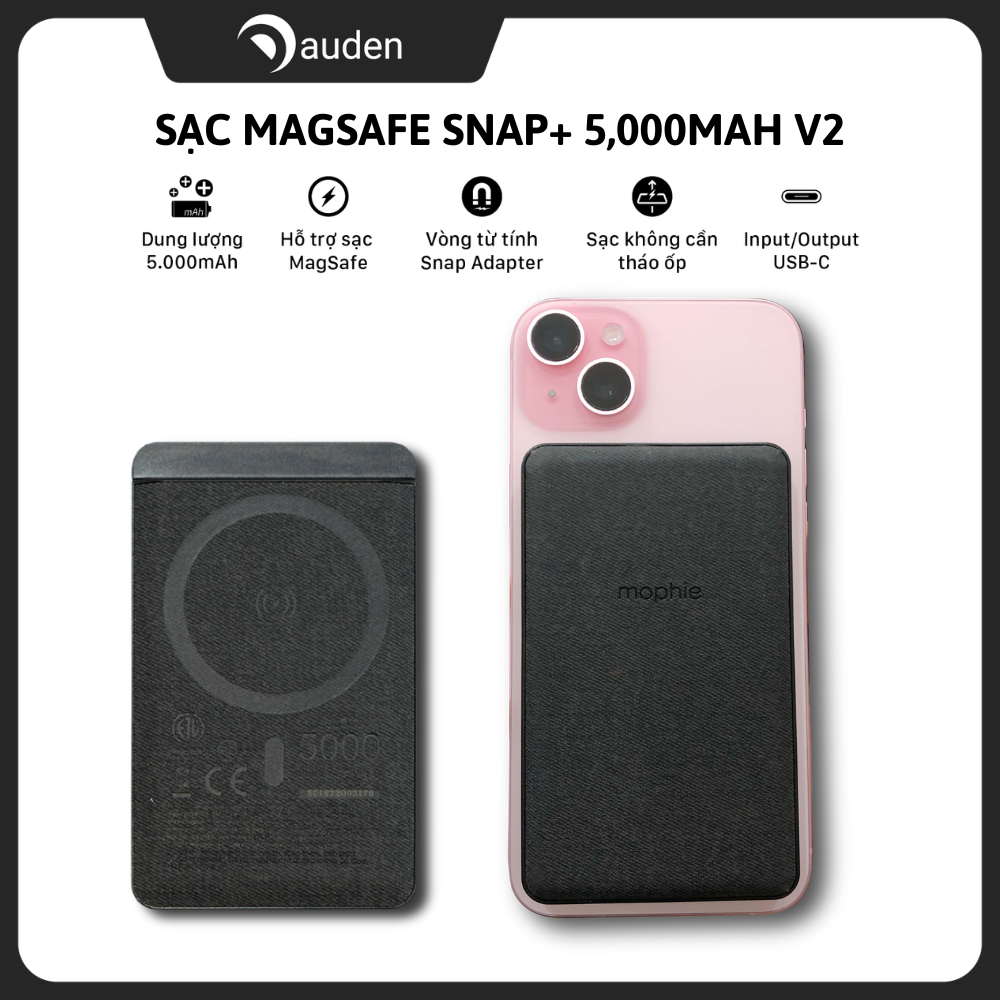 Sạc dự phòng mophie snap+ juice pack mini 5000mAh - 401107912 - Hàng ...