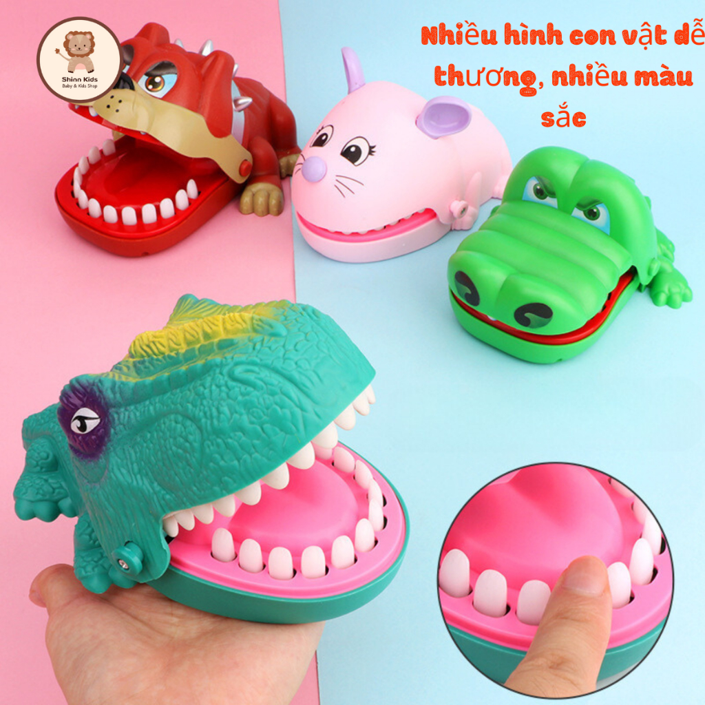Đồ Chơi Cá Sấu Cắn Tay Shin Kids, Cá Mập/Khủng Long/Chuột Cắn Tay, Đâm ...