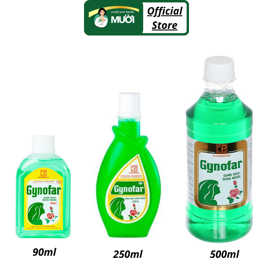 Dung dịch vệ sinh phụ nữ Gynofar | Shopee Việt Nam