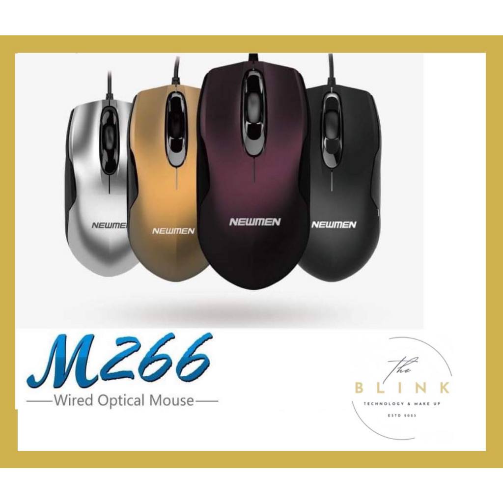 Chuột máy tính NEWMEN M266 USB , Chính Hãng 100%, Bảo Hành 12 Tháng ...